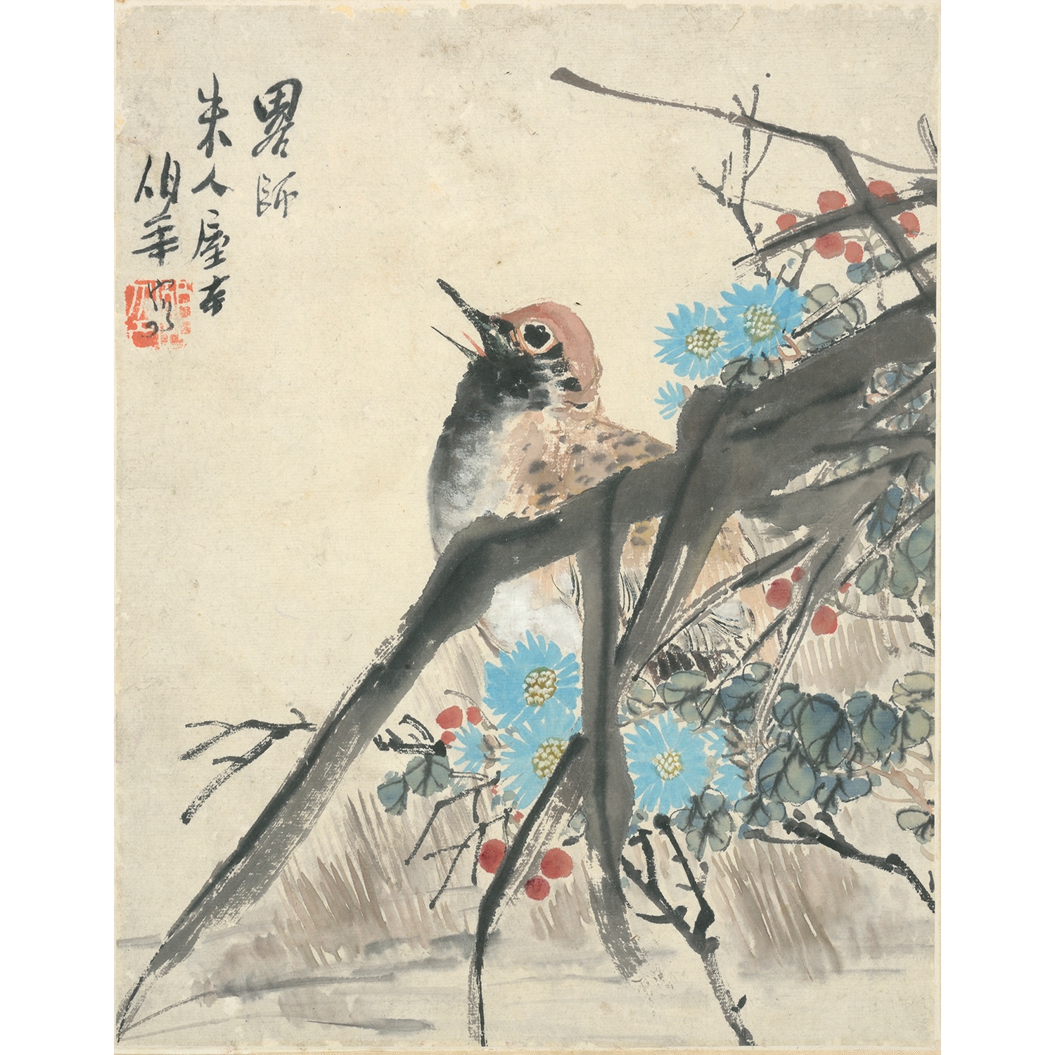 Ren Yi | A Chinese School drawing of a sage | MutualArt