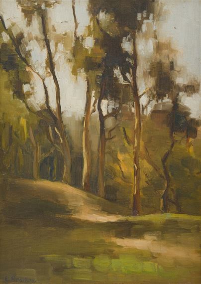 Elma Roach | Gum Trees (1921) | MutualArt