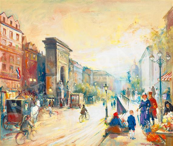 Antal Janscek | Porte Saint Denis in Paris | MutualArt