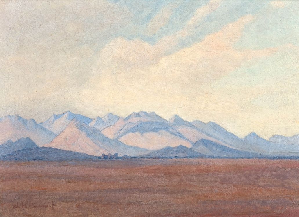 Jacob Hendrik Pierneef | A Mountainous Landscape | MutualArt