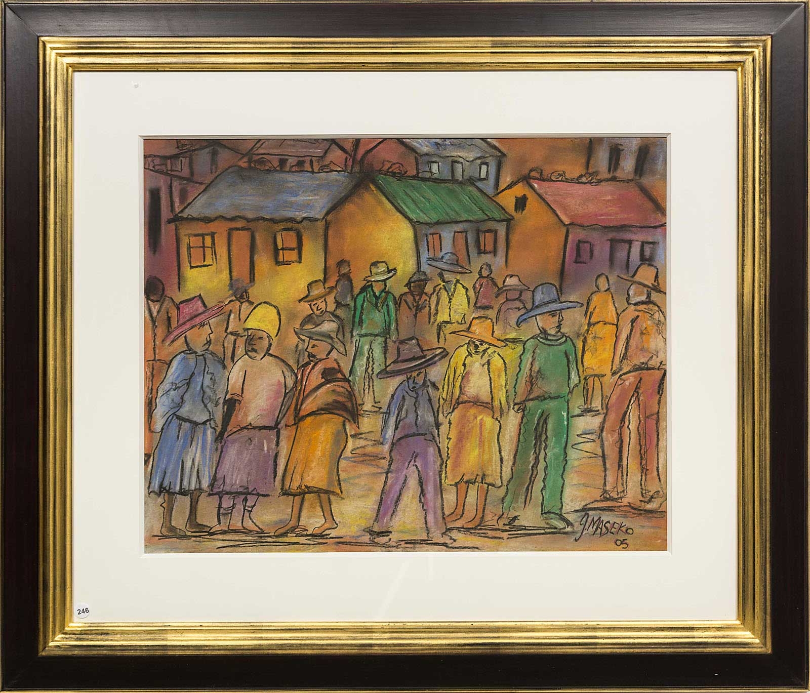 Joe Maseko | Township Scene (2005) | MutualArt