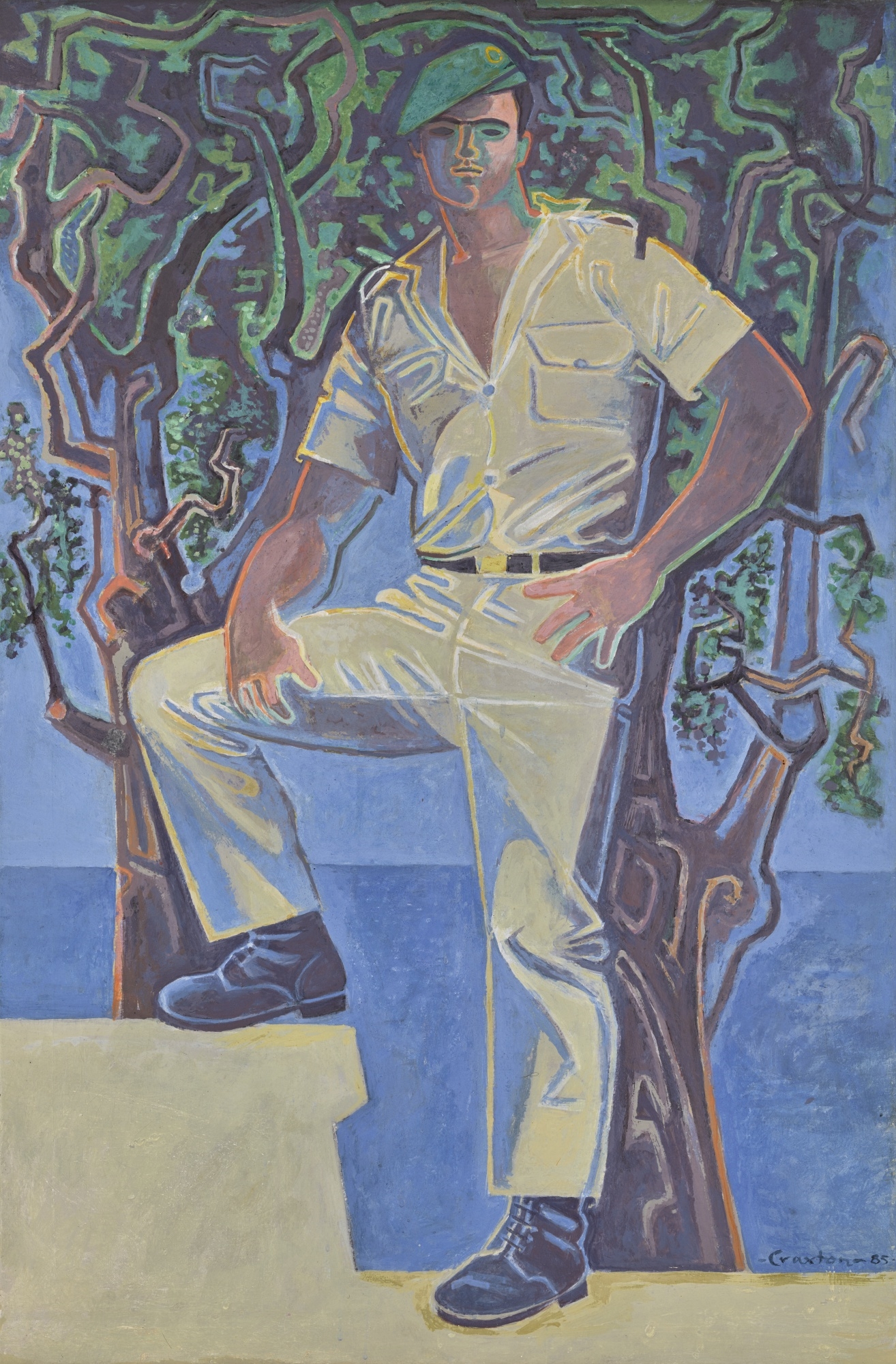 John Craxton | SOLDIER BY THE SEA (1985) | MutualArt