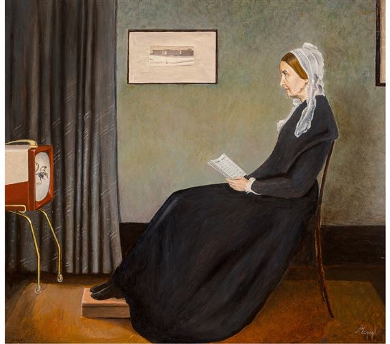 Jim Beaman | The Playboy Art Gallery: Whistler's Mother (1964) | MutualArt