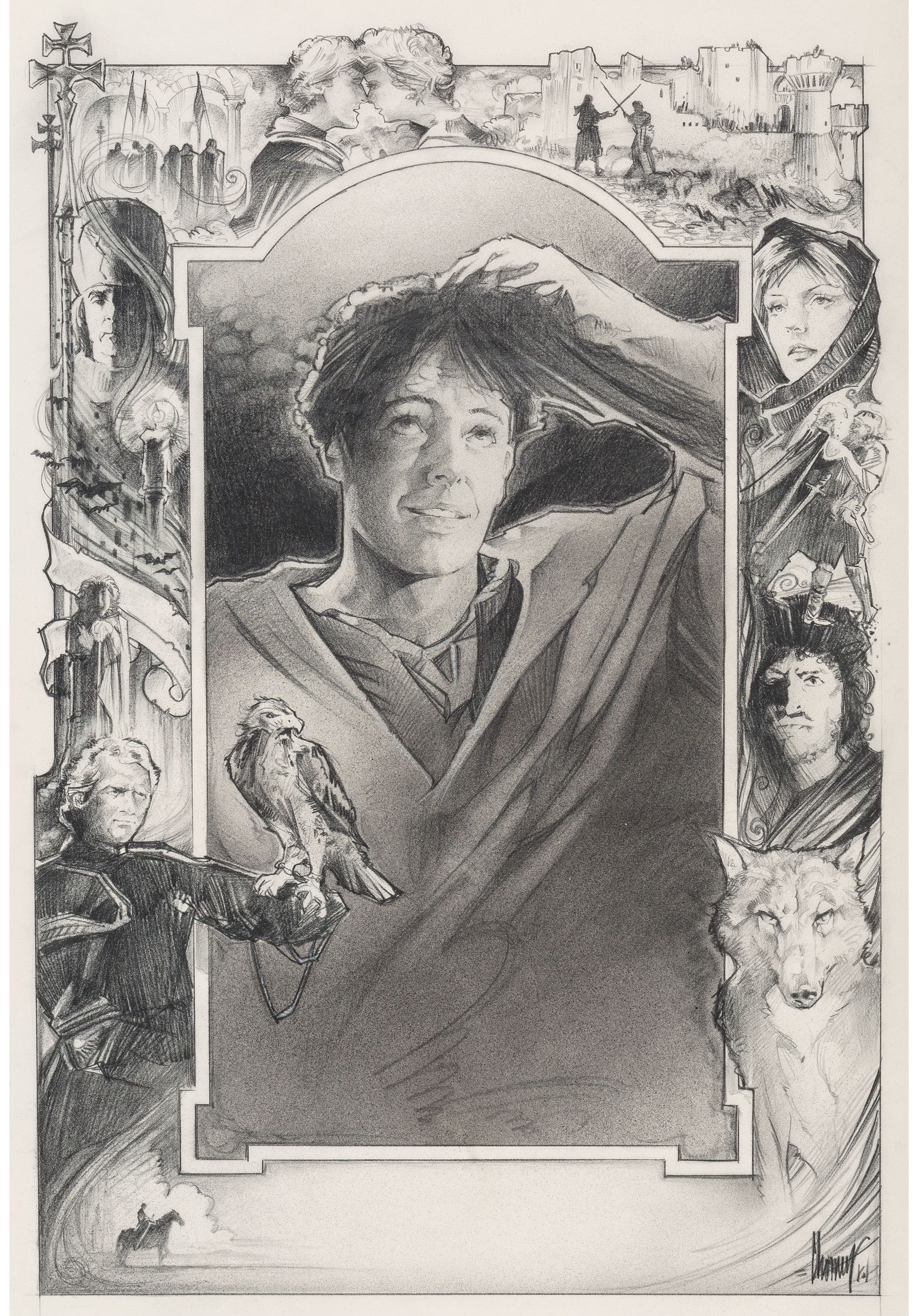 Steven Chorney | Ladyhawke, movie poster concept art (1985) | MutualArt