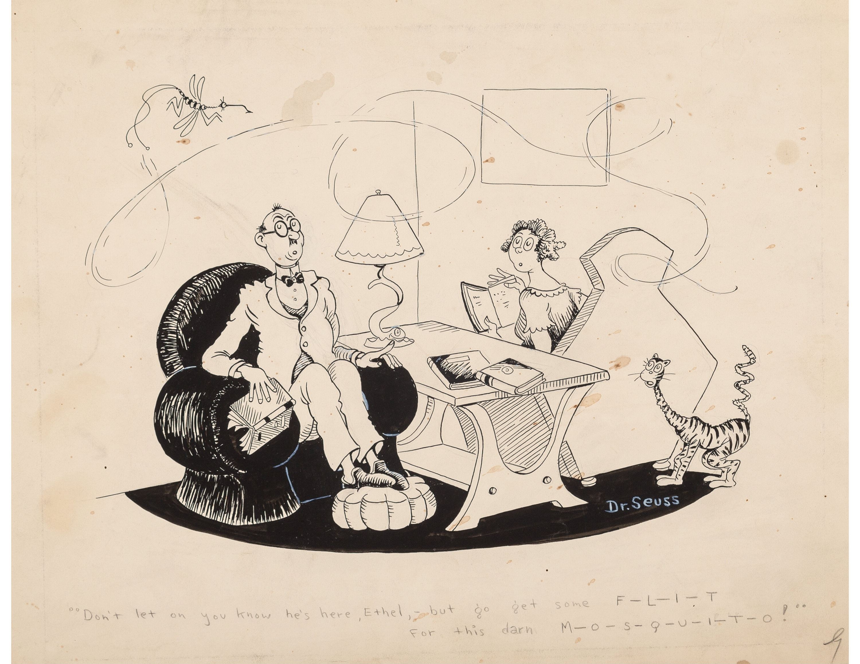 Dr. Seuss | Quick Henry - The Flit!, Flit advertisement (Circa 1930s ...