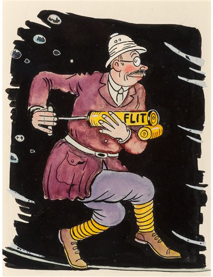 Dr. Seuss | Adventures with a Flit Gun, Flit advertisement (Circa 1930s ...