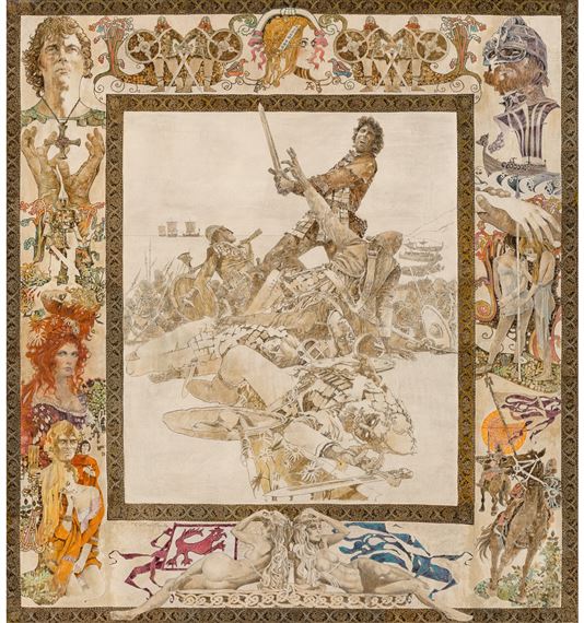 Ted Coconis | Alfred the Great, original movie poster artwork (1969 ...