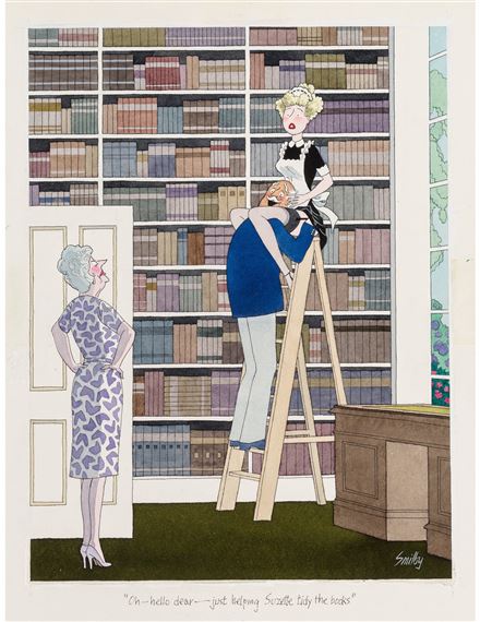 Francis Wilford Smith | Oh- Hello Dear- Just Helping Suzette Tidy the ...