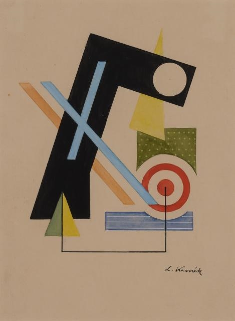 Lajos Kassák | Constructivist Composition (Circa 1921) | MutualArt
