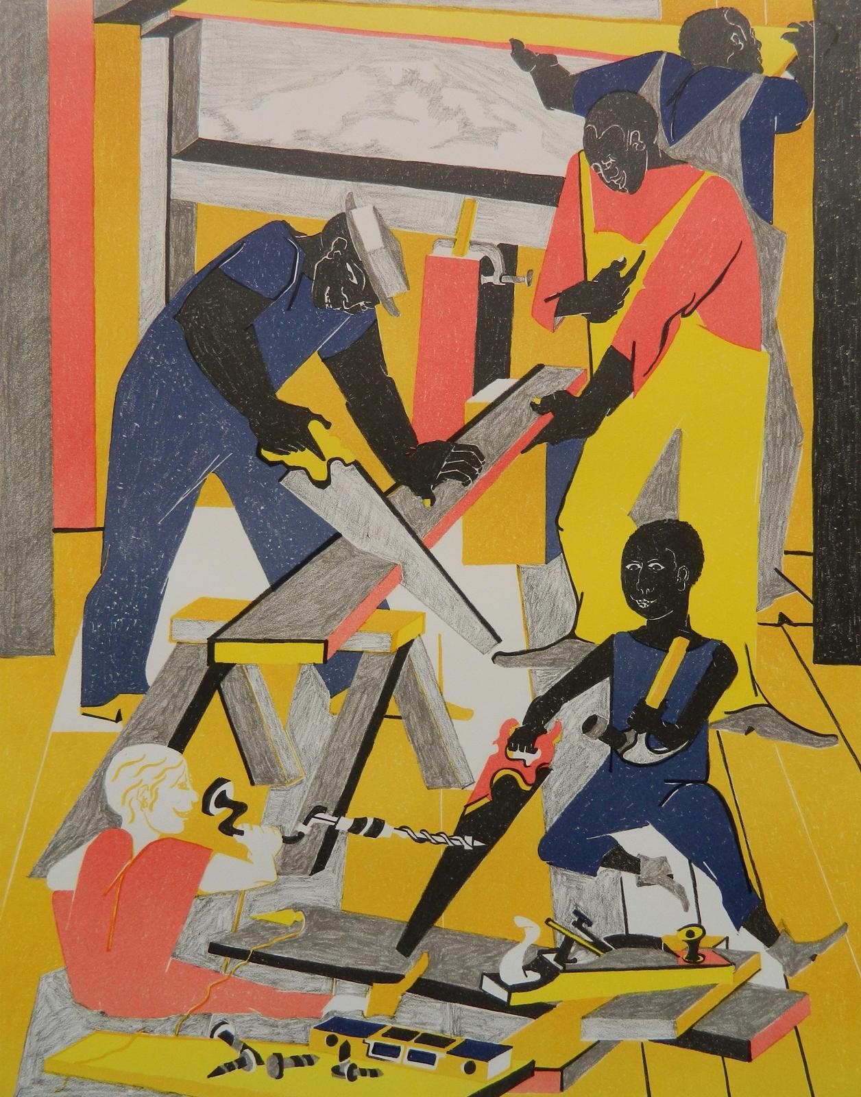 Jacob Lawrence | Workshop (1972) | MutualArt
