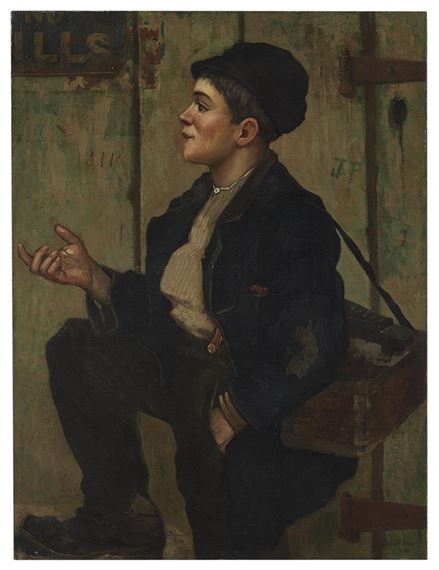 John Frederick Peto | The Young Peddler (1886) | MutualArt