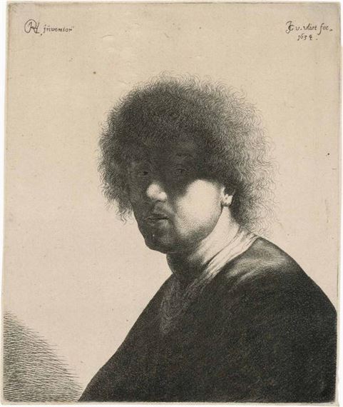 Jan Vliet | PORTRAIT OF REMBRANDT (HOLLSTEIN 19) (1634) | MutualArt