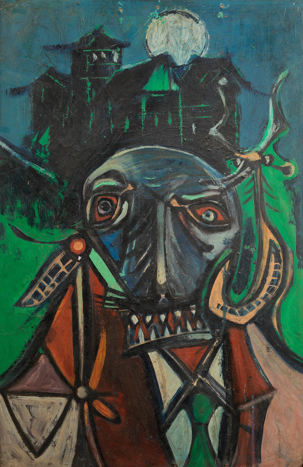 Ahmed Parvez | Self Portrait (1974) | MutualArt