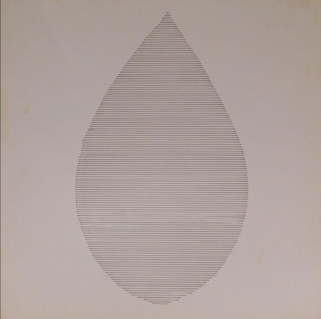 Agnes Martin | Teardrop Line Drawing | MutualArt