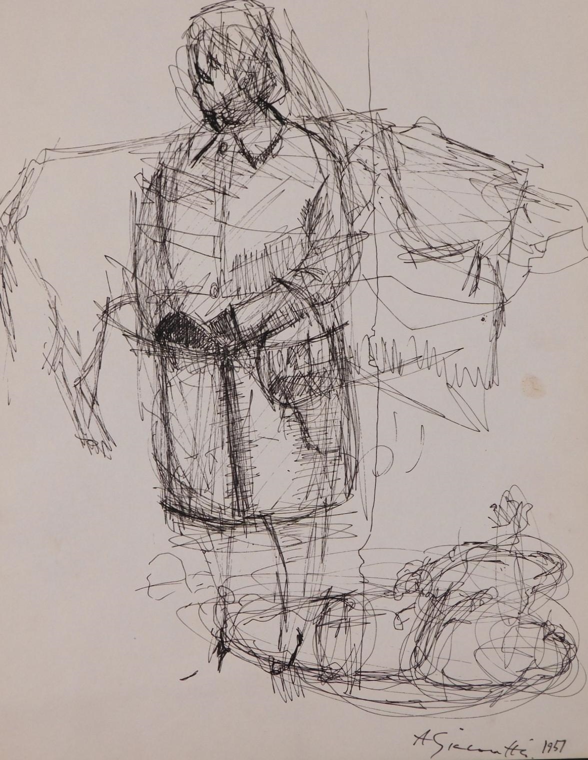 Giacometti Gesture Drawings