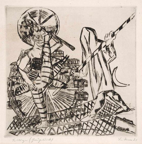 Max Beckmann | Die Seiltänzer. (1921) | MutualArt