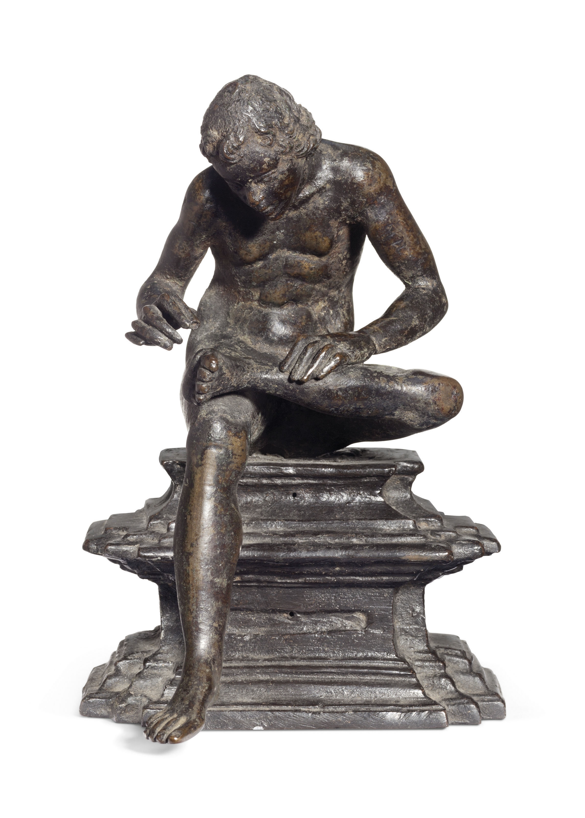 Severo da Ravenna | A BRONZE MODEL OF THE SPINARIO | MutualArt