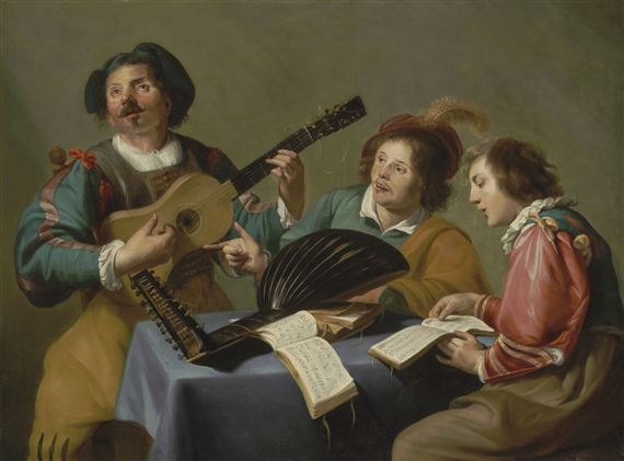 Theodore Rombouts | A musical concert | MutualArt