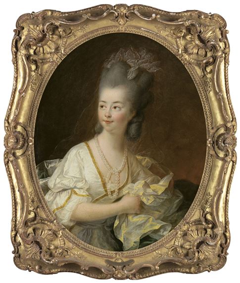 Francois-Hubert Drouais | Portrait of an elegant lady | MutualArt