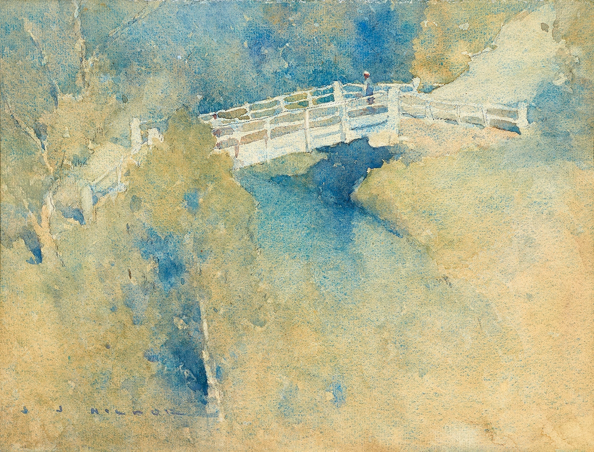 J.J. Hilder | The White Bridge (1914) | MutualArt