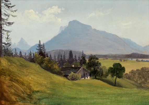 Friedrich Loos | View of Untersberg | MutualArt