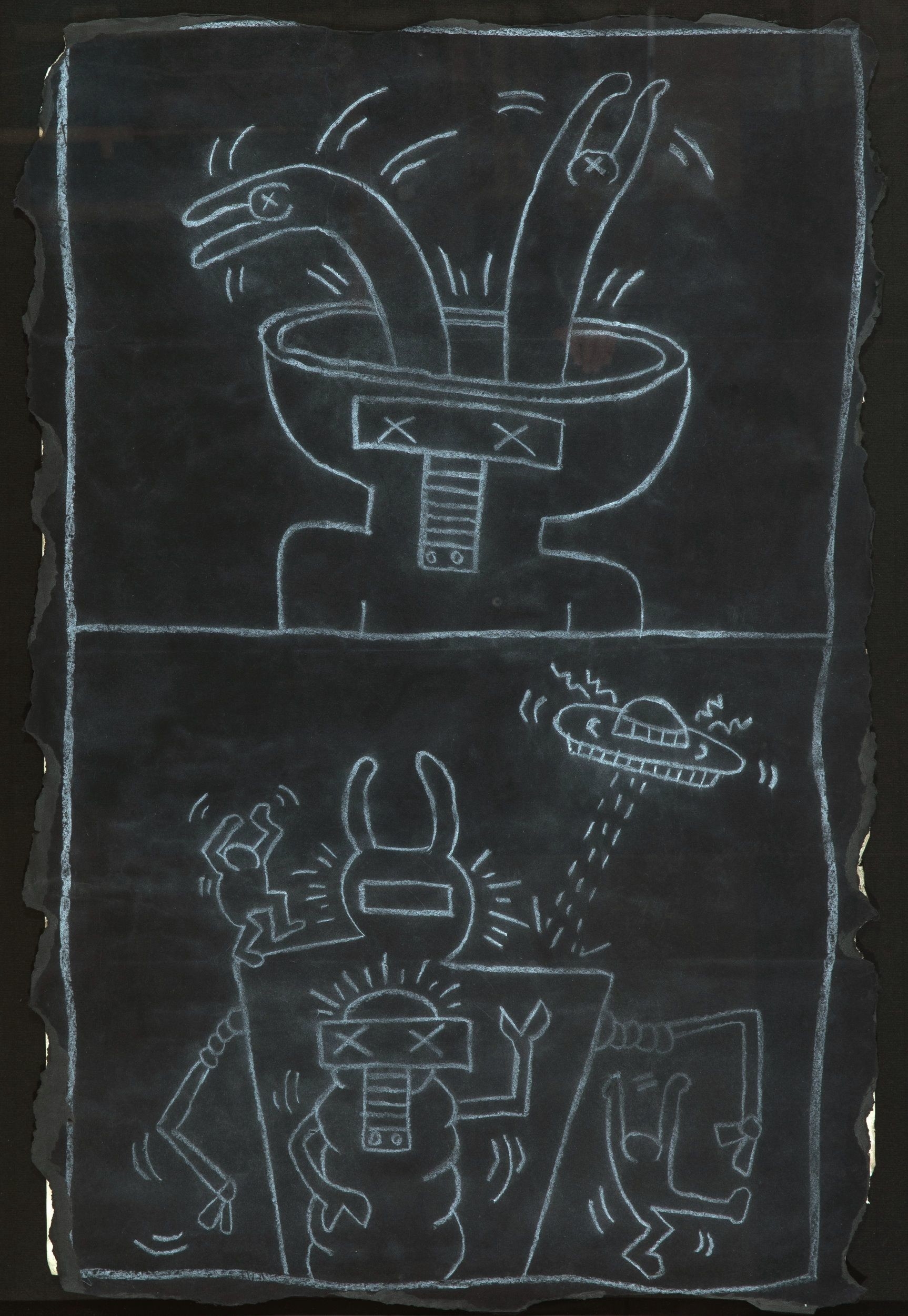 Keith Haring | Subway drawing | MutualArt