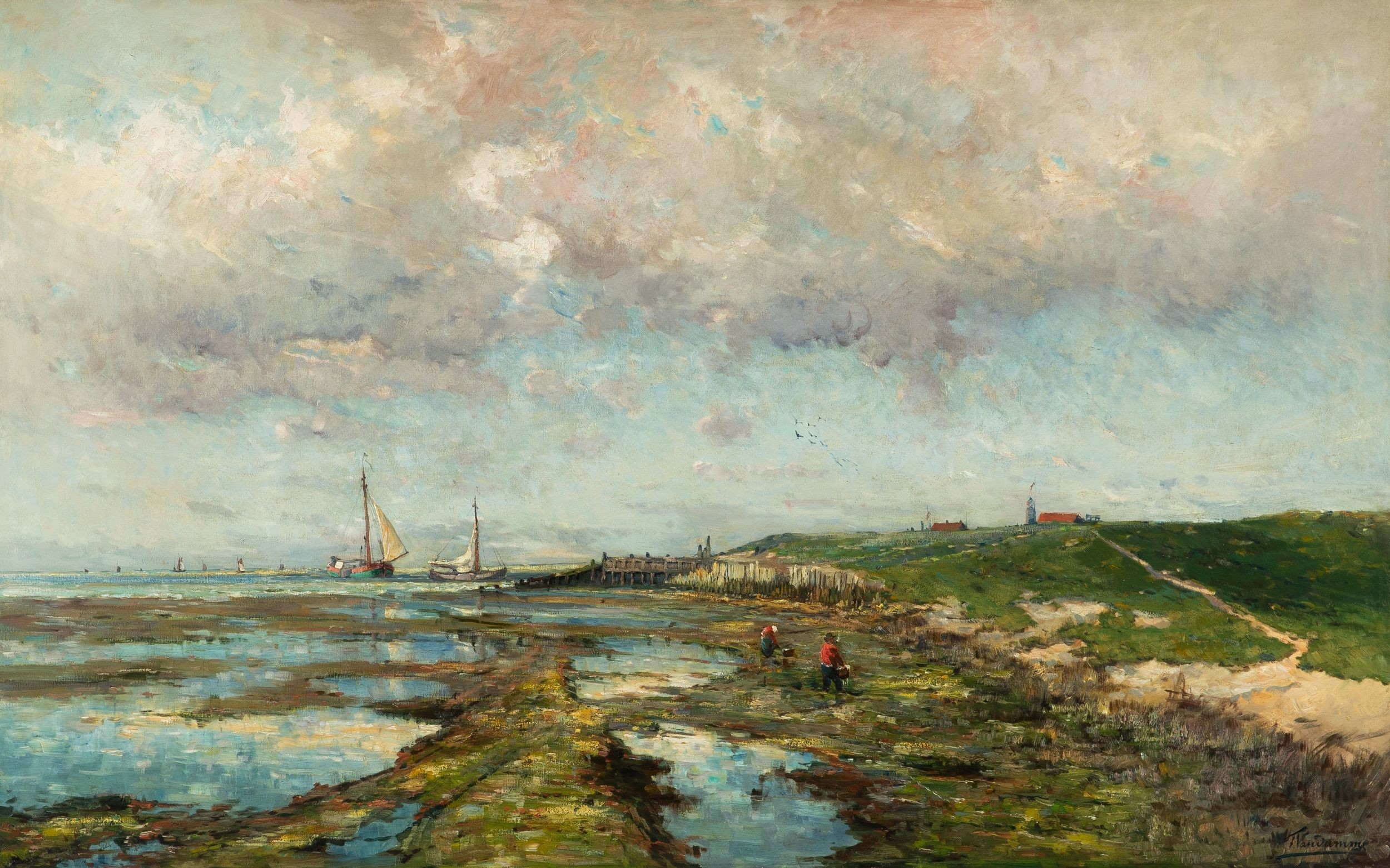 Frans Van Damme | The river Scheldt near Bergen op Zoom (Holland ...