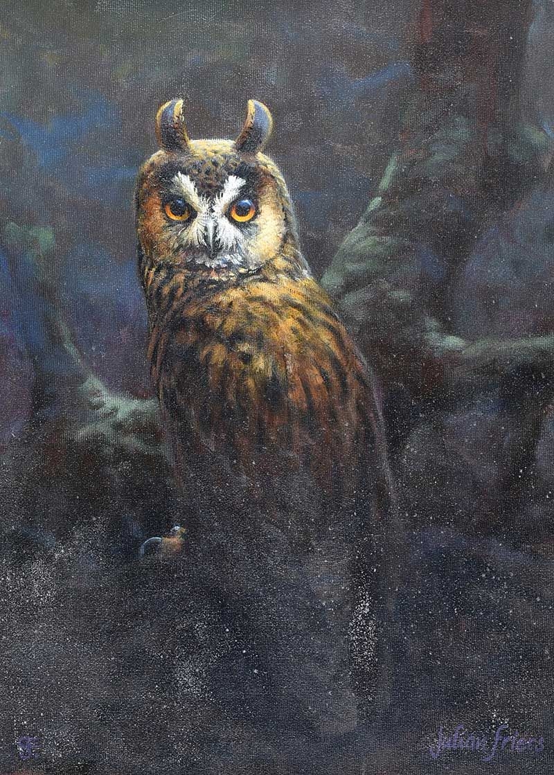 Julian Friers | STUDY OF AN OWL | MutualArt
