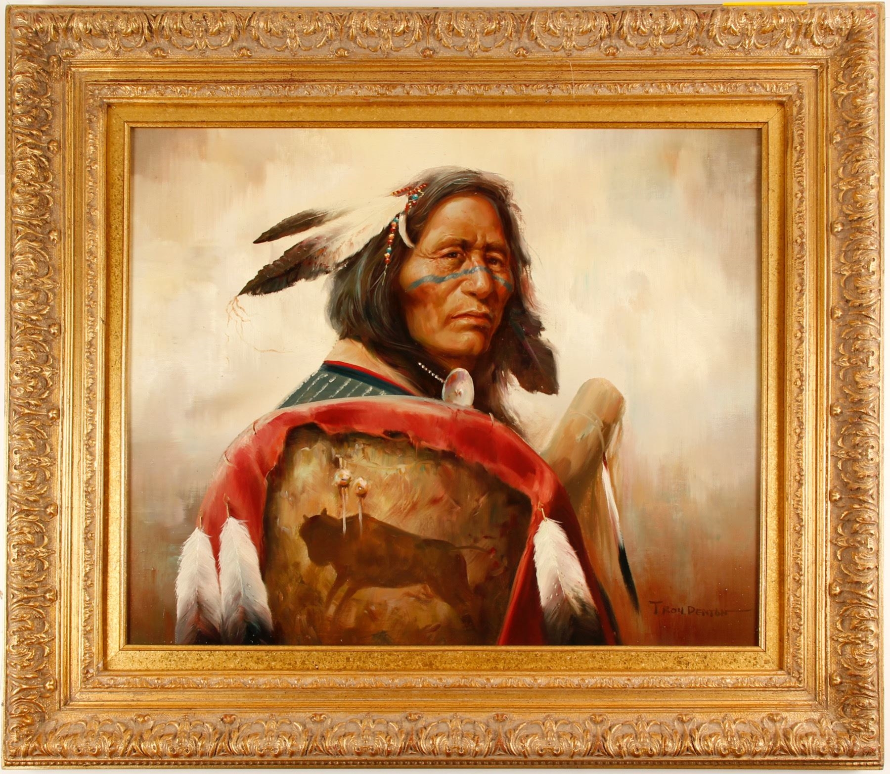 Troy Denton | Portrait of Indian Chief, Native American Portrait ...