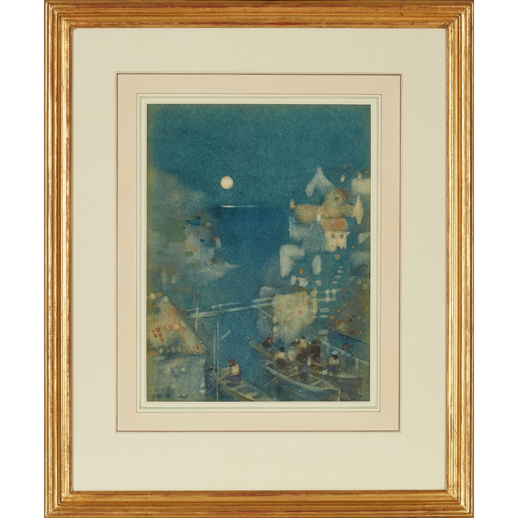 James Watterson Herald | HARBOUR BY MOONLIGHT | MutualArt