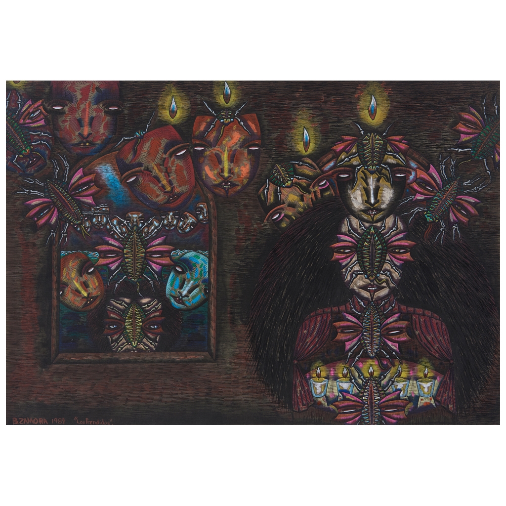 J. Benito Zamora | Los prendidos (1989) | MutualArt