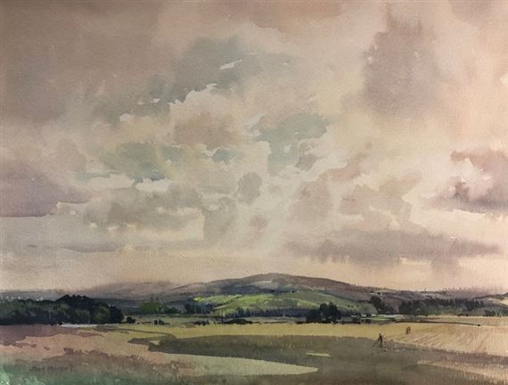 Jack Merriott | Cloudy Day, South Downs looking east from Wiston ...