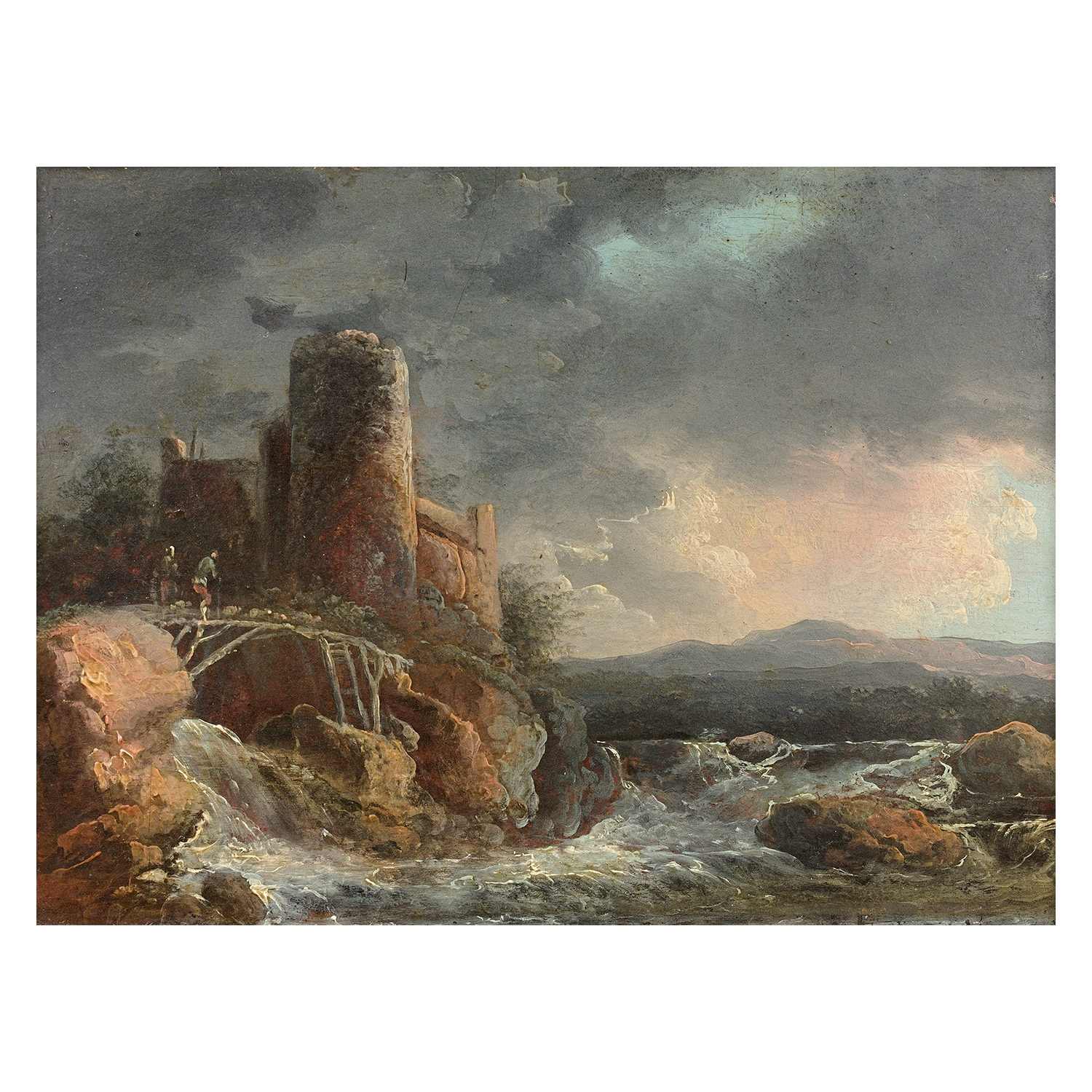 Louis Philippe Crepin | PAYSAGE A LA CASCADE | MutualArt