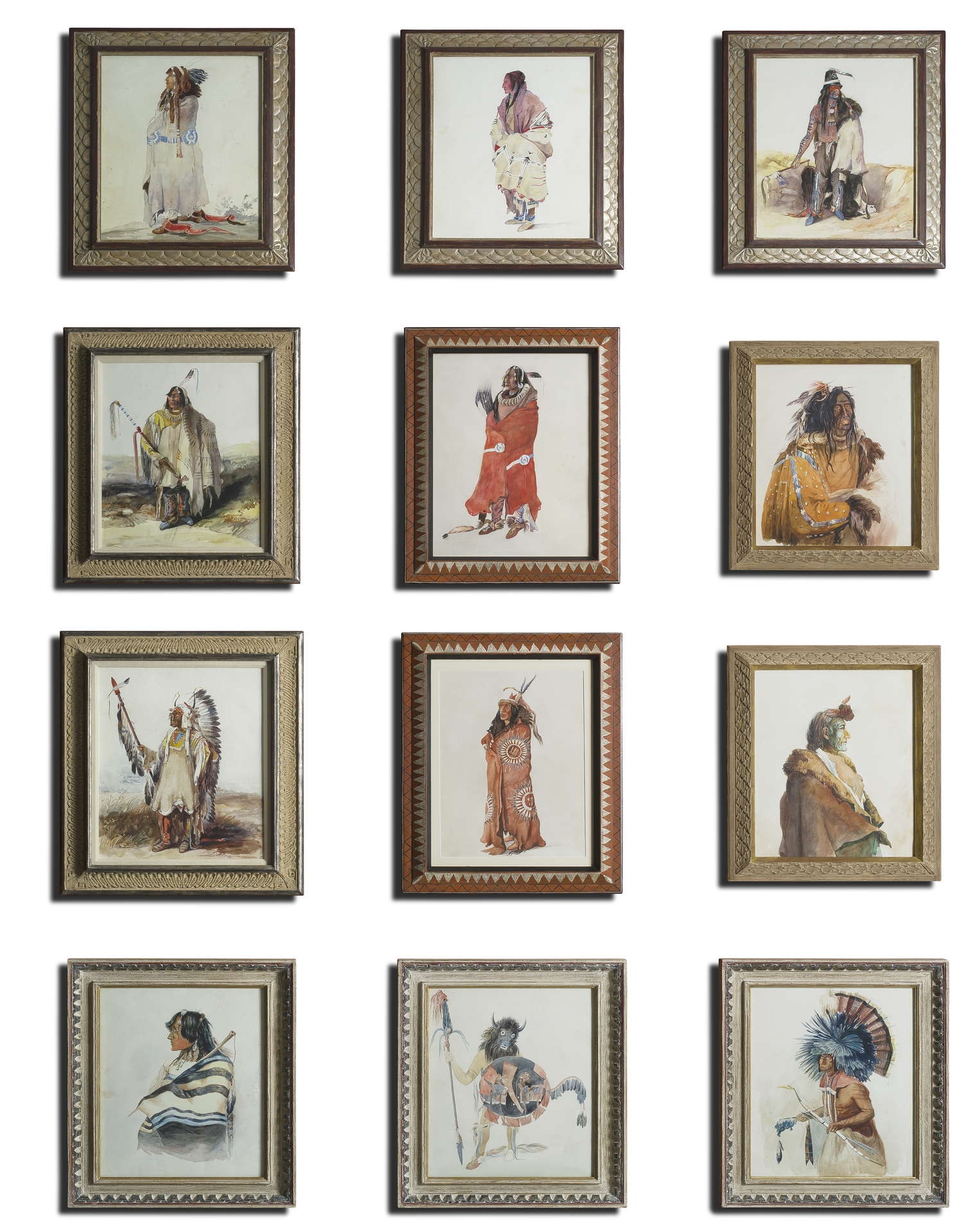 Karl Bodmer | Native American Warrior | MutualArt