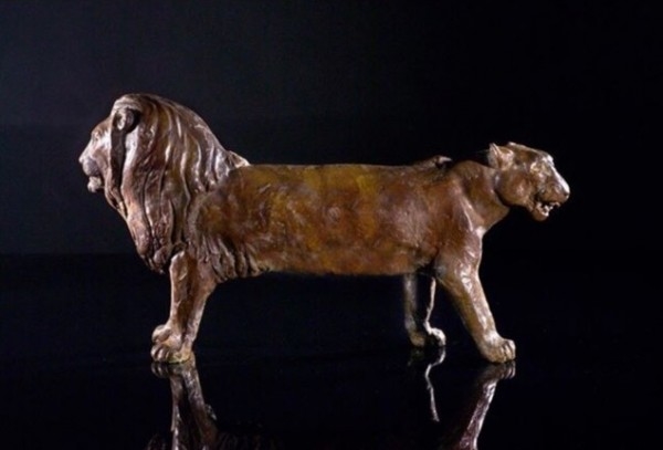 Yuval Shaul | Lion and Lioness (1992) | MutualArt