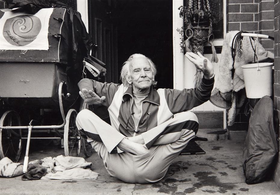Gil Hanly | Theo Schoon Enacting a Balinese Dance Pose | MutualArt