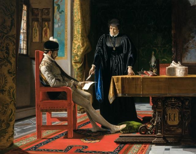 Gioffredo Bosisio | Catherine de' Medici Persuading Charles IX to Order ...