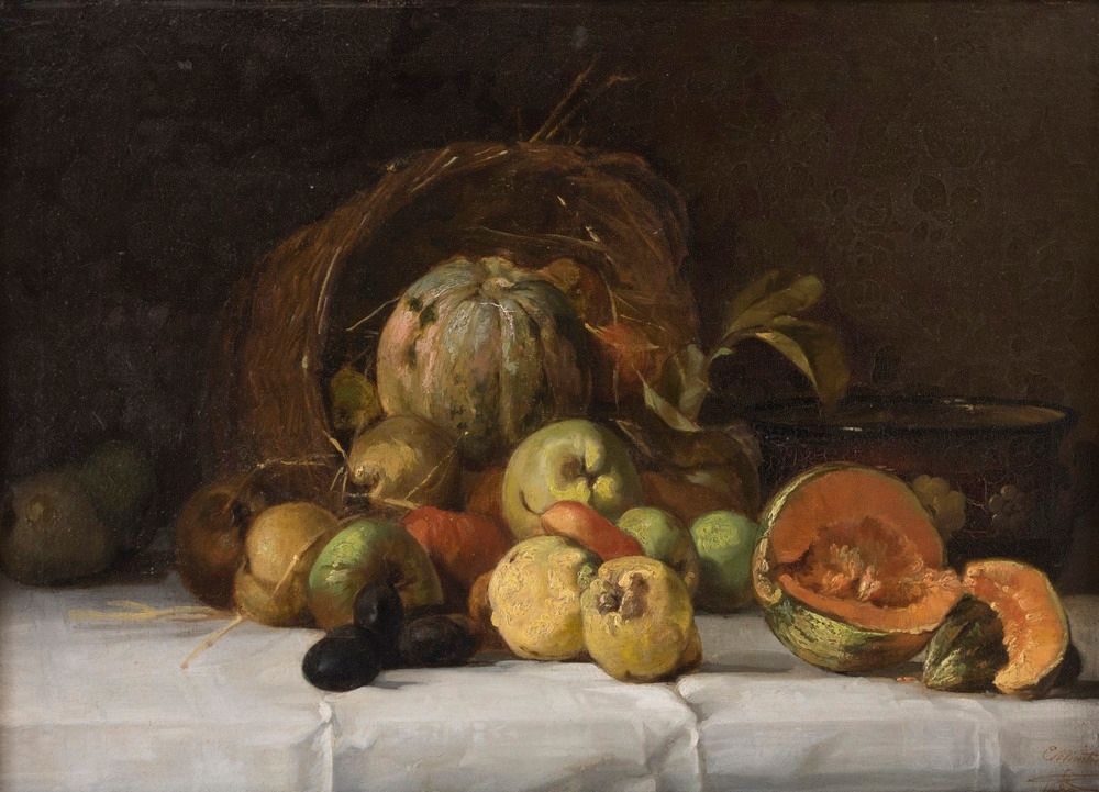 Constant Montald | COMPOSIZIONE DI FRUTTA (1880) | MutualArt