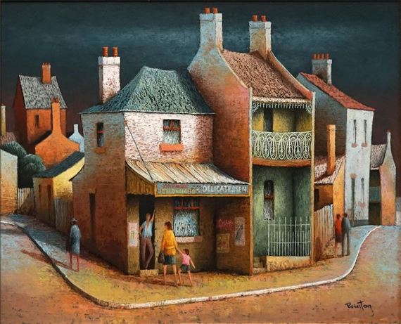 John Pointon | Evening at the Corner | MutualArt