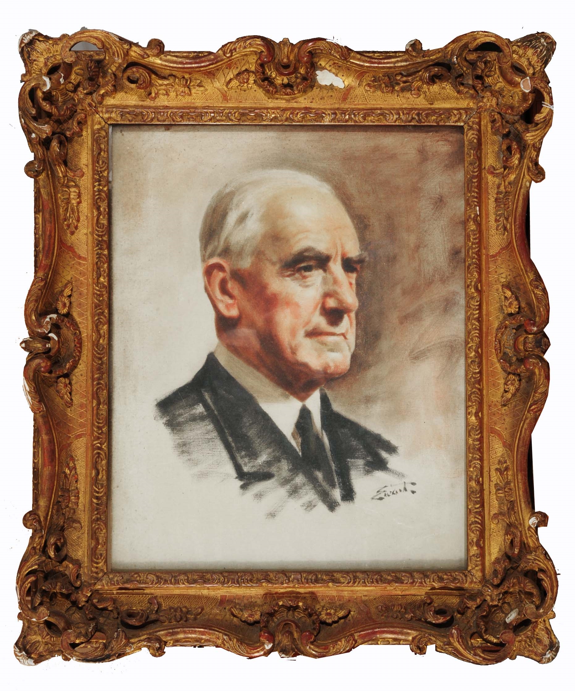 David Shanks Ewart | Head and Shoulders Portrait of a Gentleman | MutualArt