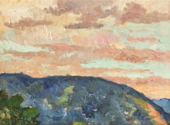 Nicolae Tonitza | Peisaj la Valenii de Munte (1922 - 1923) | MutualArt