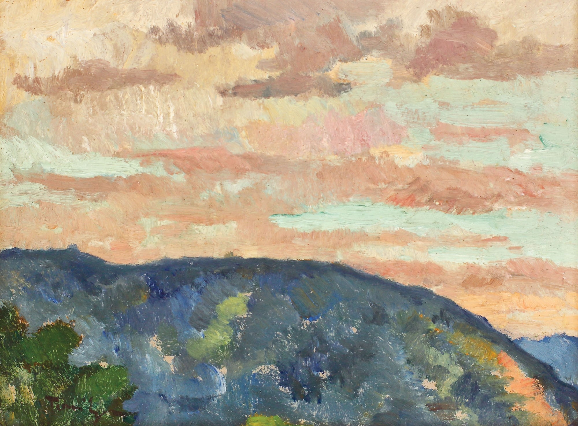 Nicolae Tonitza | Peisaj la Valenii de Munte (1922 - 1923) | MutualArt