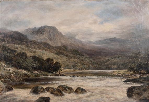 Benjamin Williams Leader | At Llangollen North Wales (1897) | MutualArt
