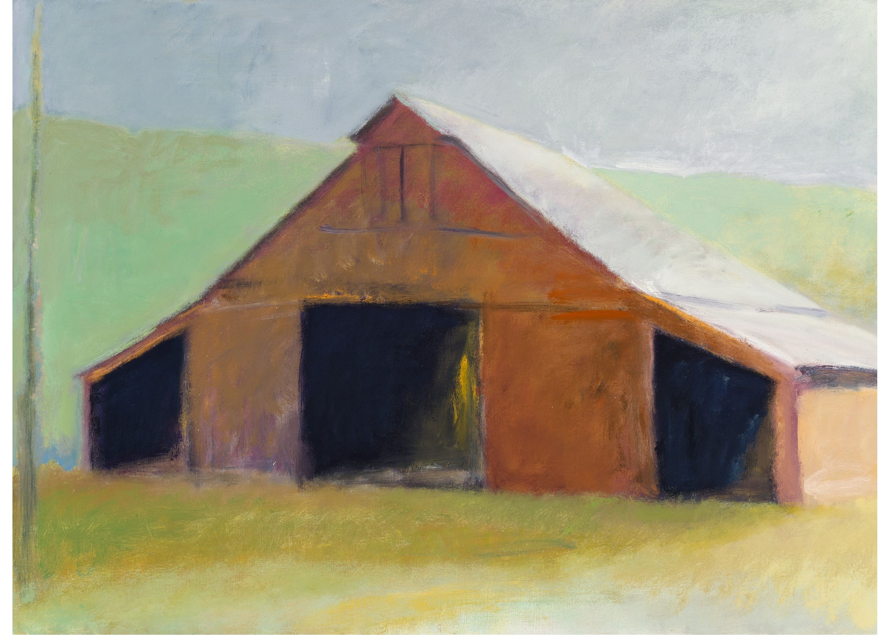 Wolf Kahn | Tennessee Horse Barn (1982) | MutualArt
