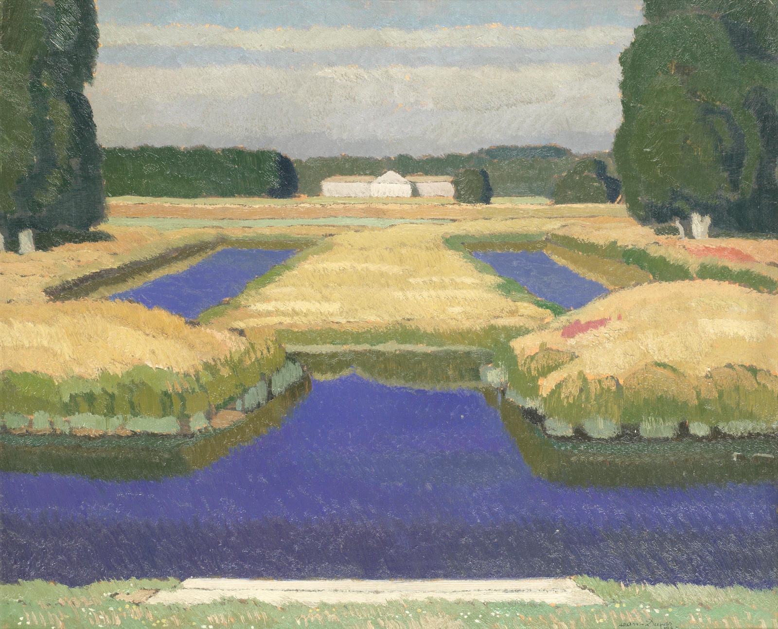 Jean-Théodore Dupas | 'Bassins à poissons' (1925) | MutualArt