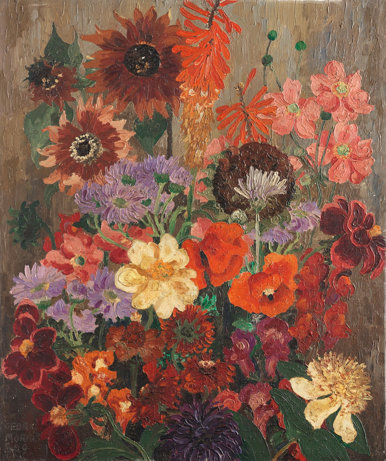 Sir Cedric Morris | Panel of Flowers (1929) | MutualArt