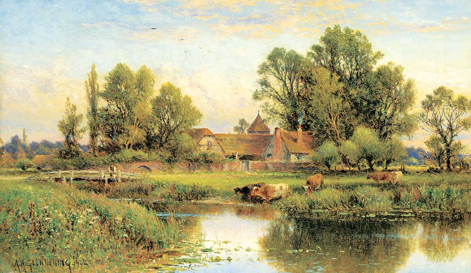 Alfred Augustus Glendening Jr. | Untitled - At River's Edge (1902 ...