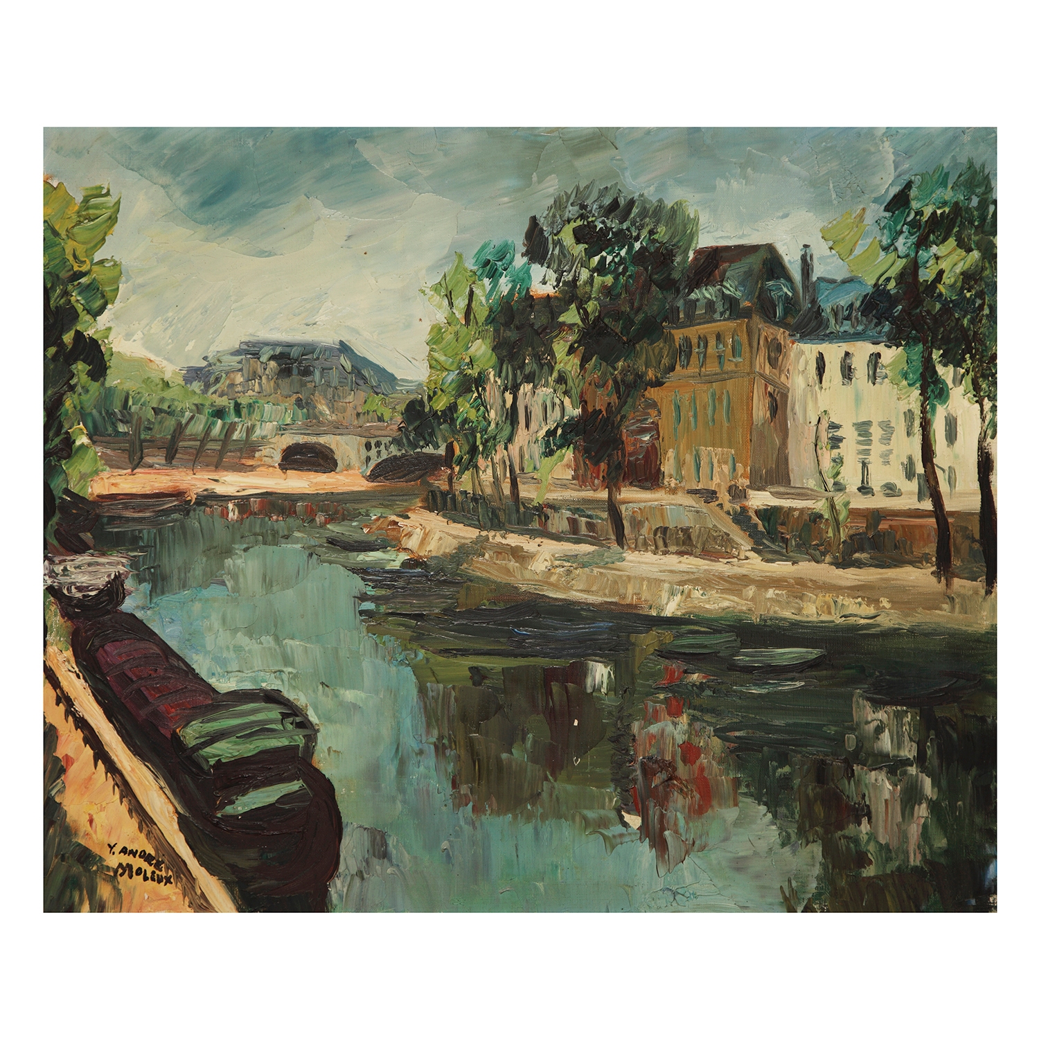 Yves Andre Moleux | La seine | MutualArt