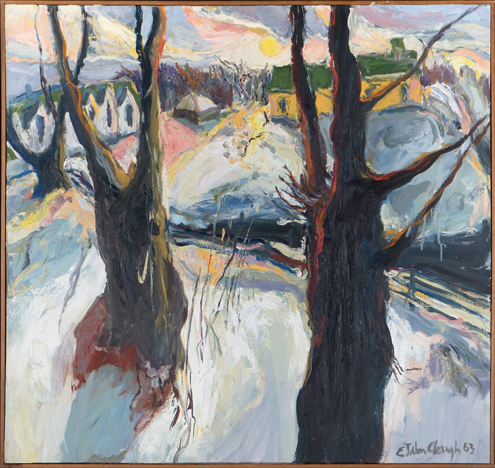 Elena Clough Jahn | Winter Sun (1963) | MutualArt