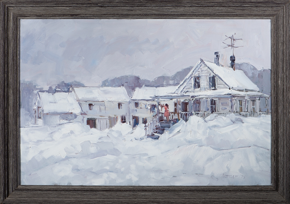 Townsend Howe | The Farm House in the Snow (1975) | MutualArt